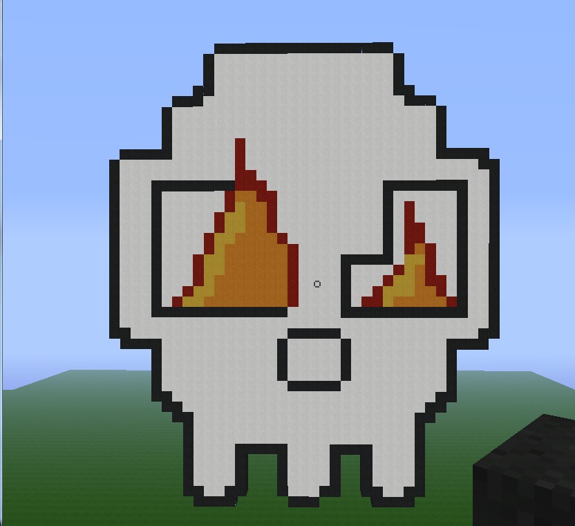 Flaming Skull Minecraft Map