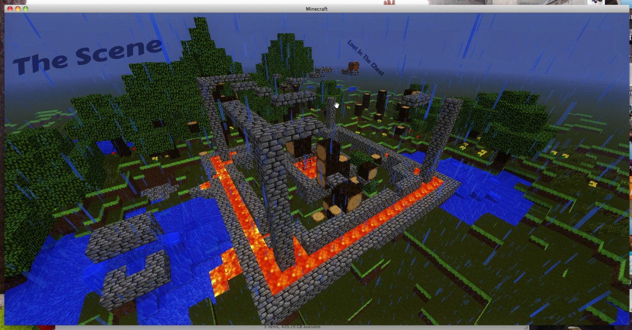 Get the loot... Minecraft Map