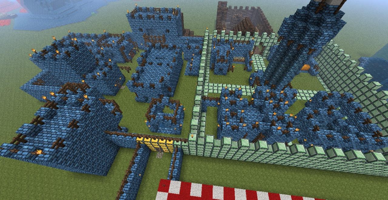 Small Pvp town Minecraft Map