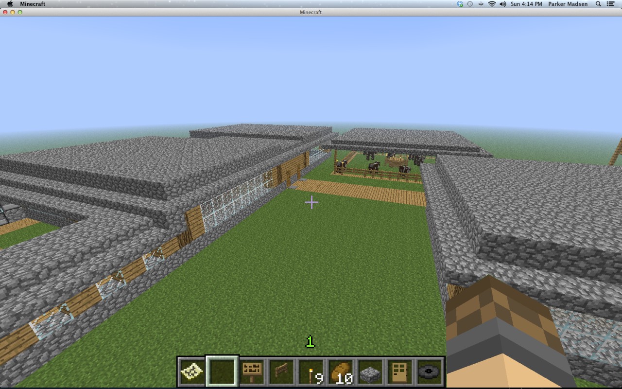 Large Mansion on Flatland World Minecraft Map