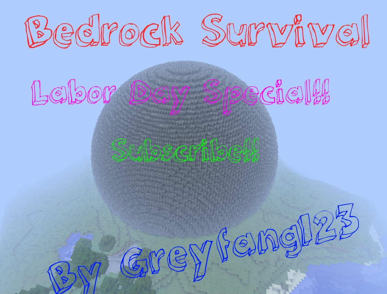 Bedrock Survival (Labor Day Special) Minecraft Map