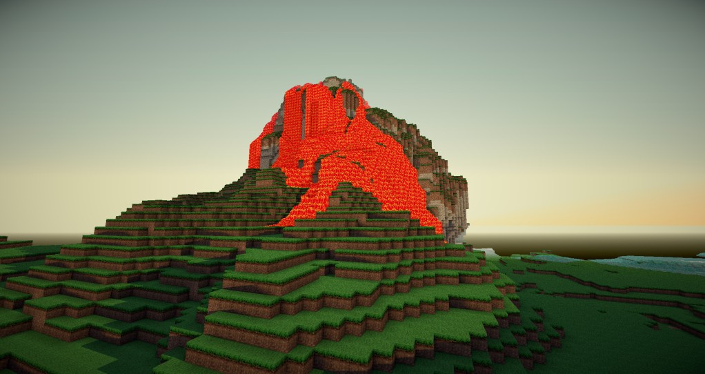 Some of my terraforming work! Minecraft Map