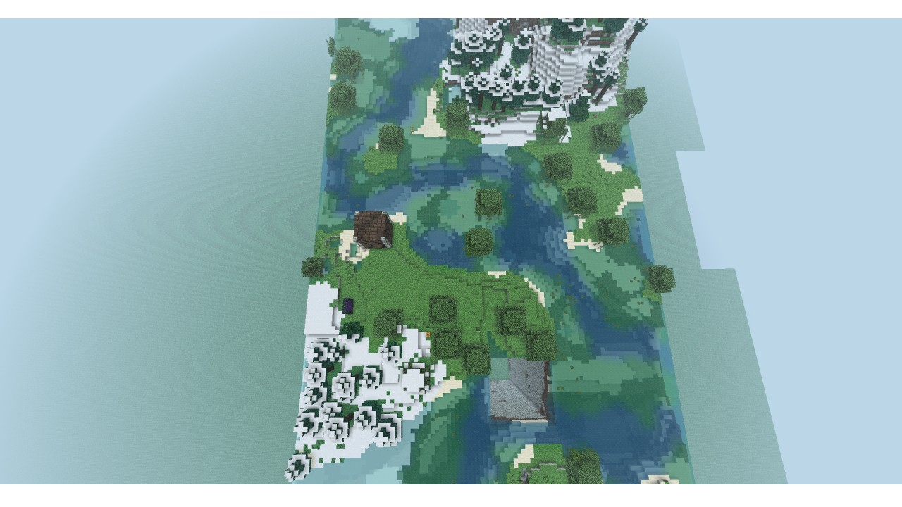 MY REALLY WIERD SUPERFLAT Minecraft Map