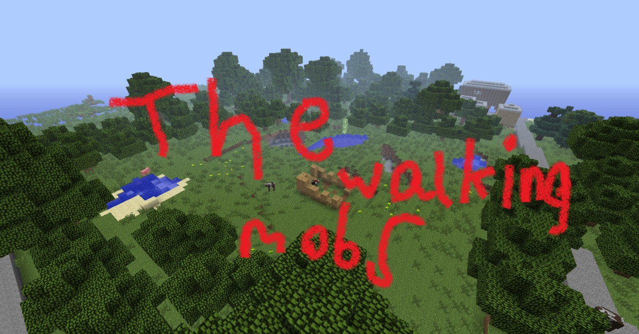 The walking mobs Minecraft Map