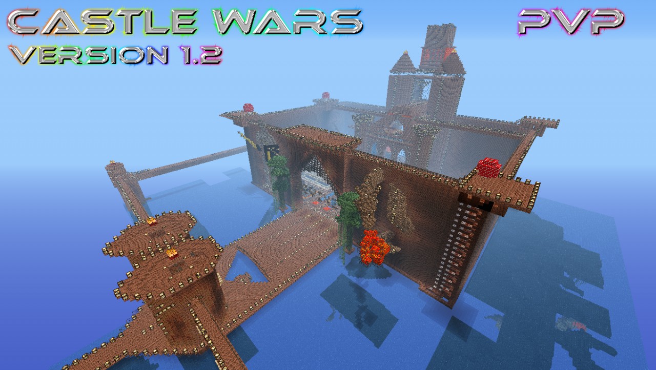 Castle Wars v1.4 [Pvp/Survival (MCv1.4.5)] Minecraft Map