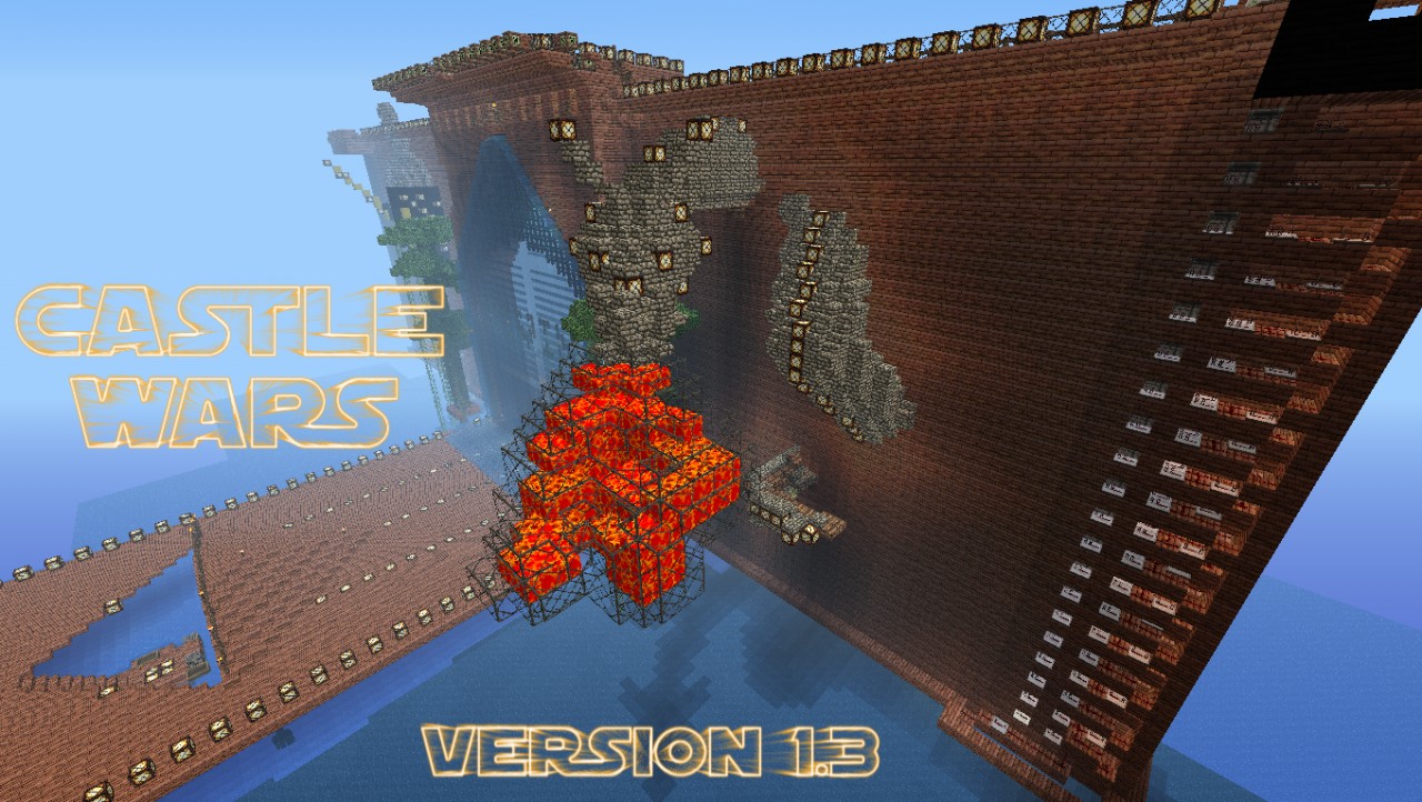 Castle Wars v1.4 [Pvp/Survival (MCv1.4.5)] Minecraft Map