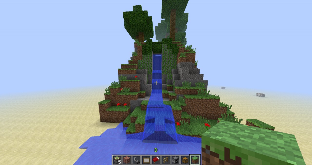 Waterfall Base Door Minecraft Project