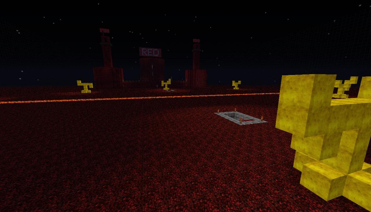 Capture The Flags: Nether Minecraft Map