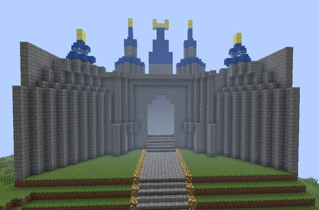 Disney like castle Minecraft Map