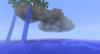 floating island with vulcano Minecraft Map