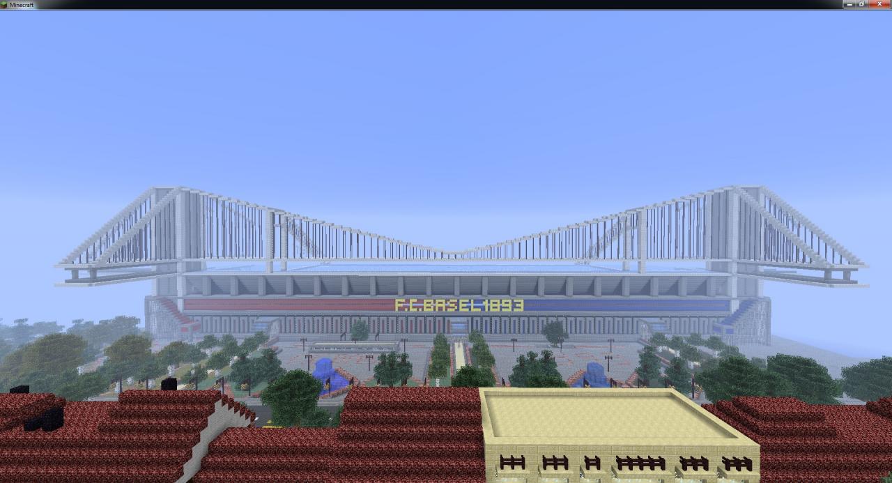 Huge Football Stadium Minecraft Map