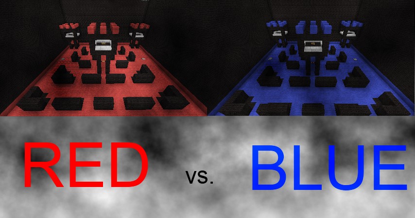 RED vs. BLUE Minecraft Map