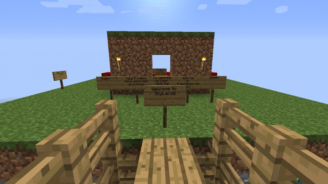 Skylands Minecraft Map