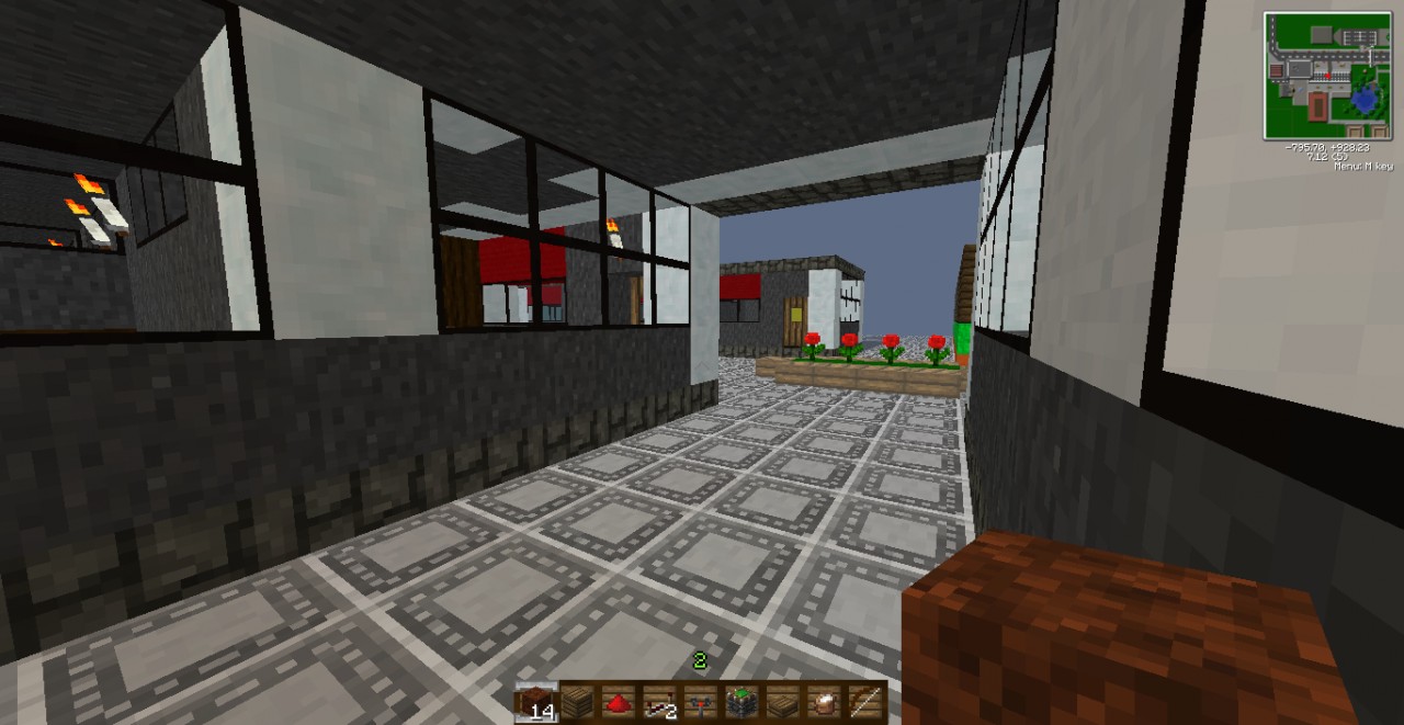 Zombie city. Minecraft Map