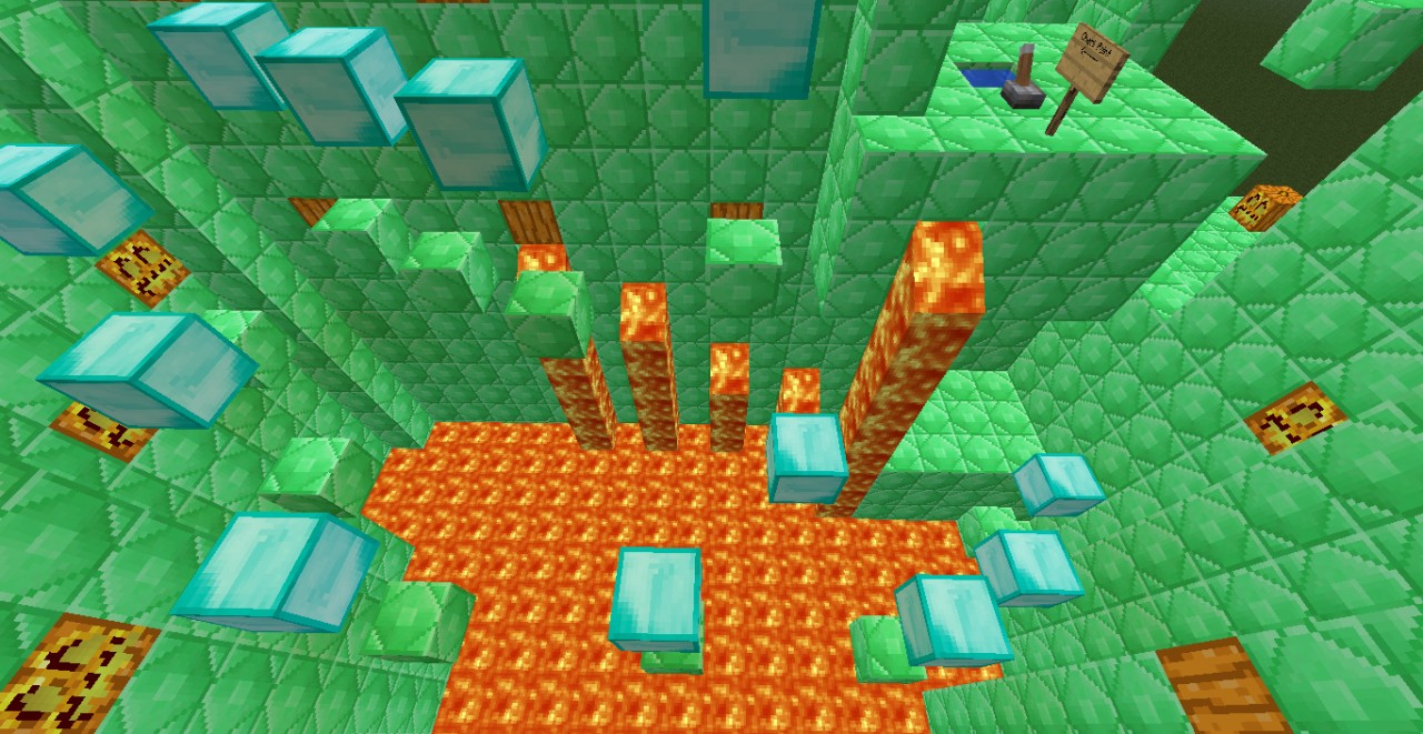 Hardcore Parkour Series Part 1 OVERWORLD Minecraft Map