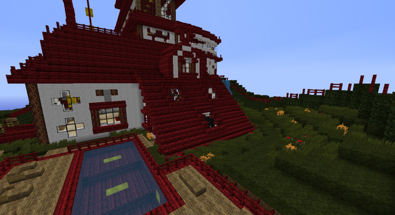 House Of the Red Heron [WITH DOWNLOAD] Minecraft Map