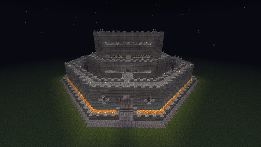[12w34a] Octagon Castle Minecraft Project