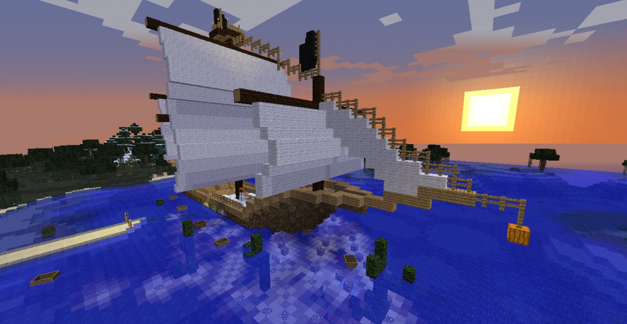 Small Pirate Ship! Minecraft Map