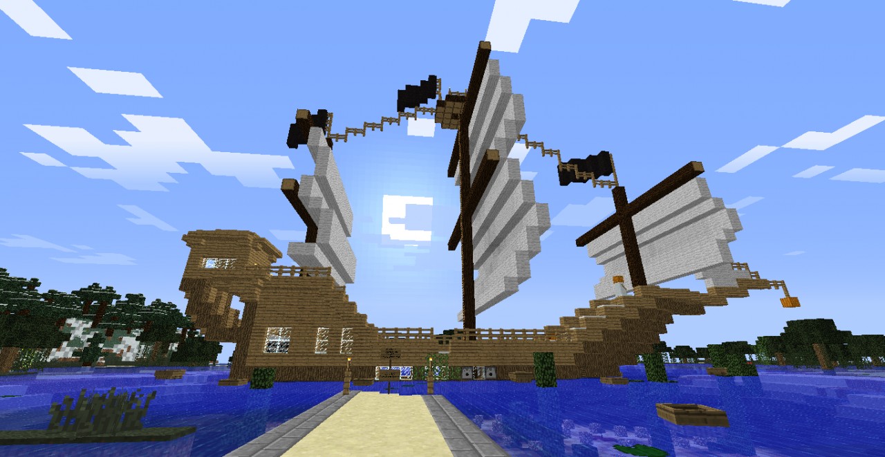 Small Pirate Ship! Minecraft Map