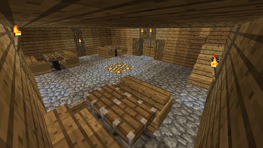 house + maze Minecraft Map