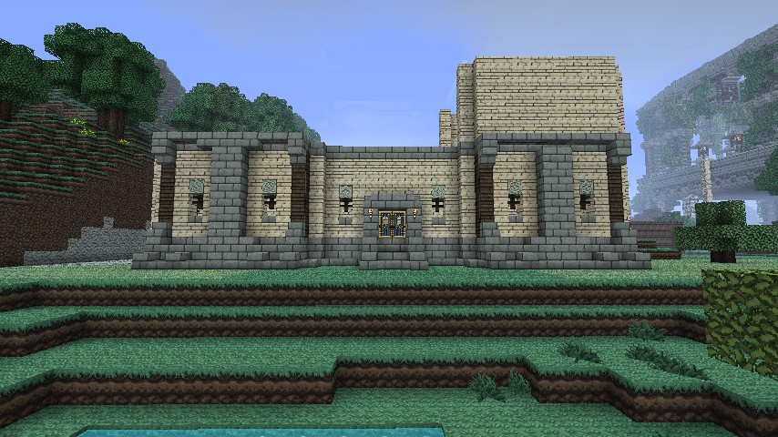 Simple House in Sandstone Minecraft Map