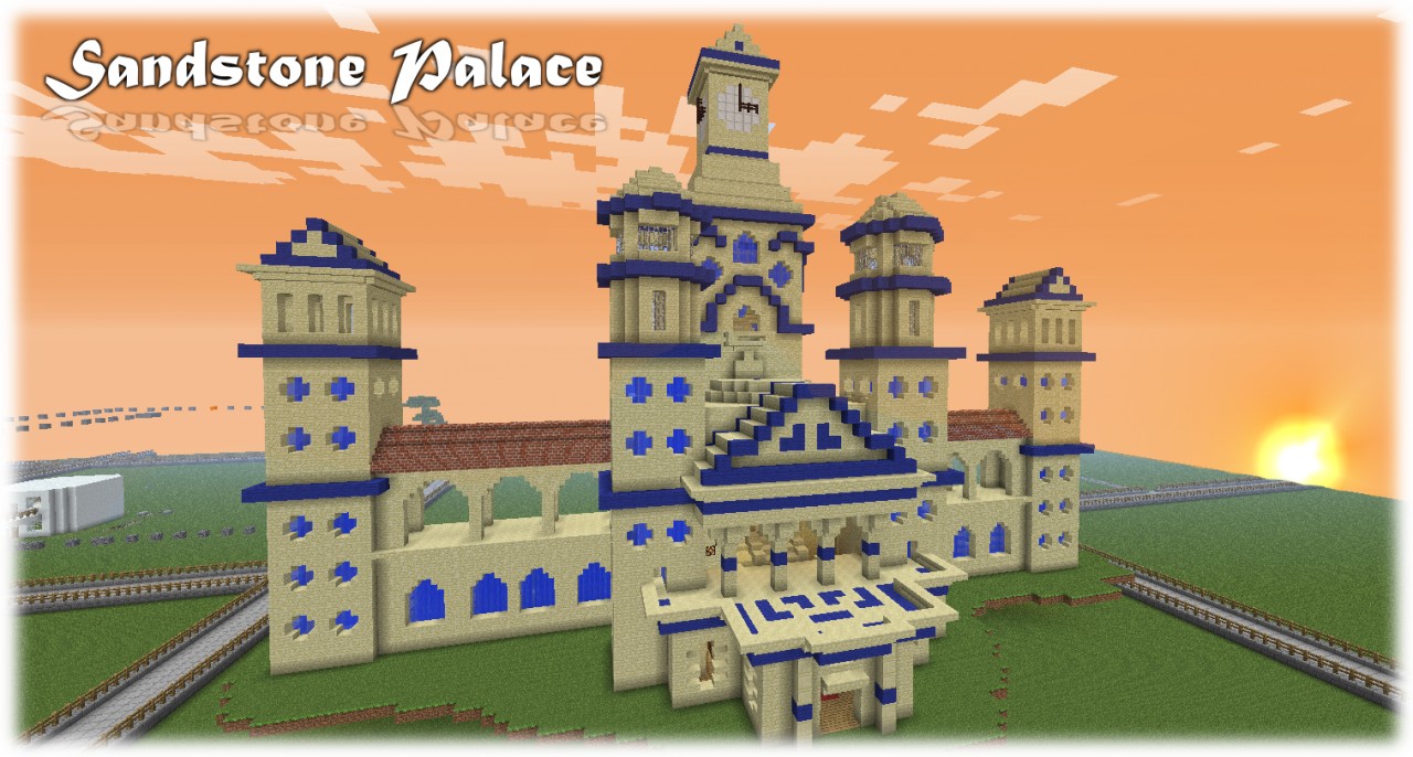 Classic Sandstone Palace Minecraft Project