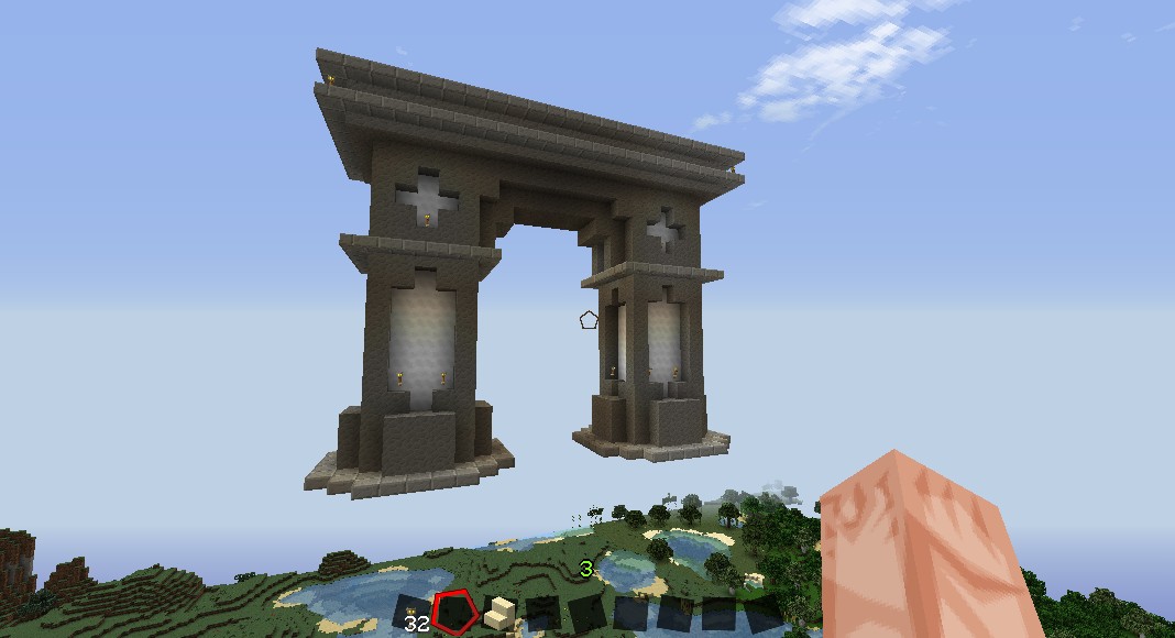 Simple Arch Minecraft Map