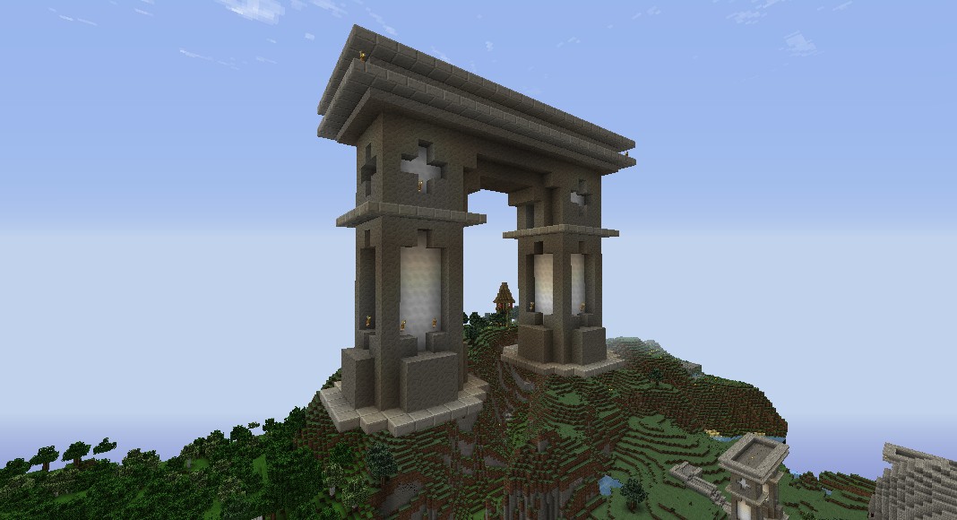 Simple Arch Minecraft Map