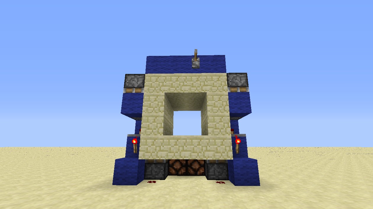 Minecraft Super Hidden 2x2 Flush Piston Door Tutorial [3x6x7] Minecraft Map