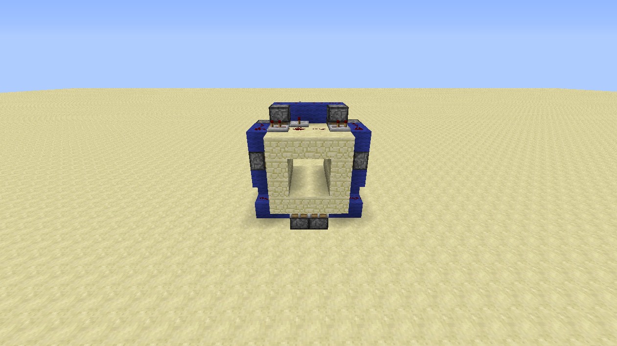 Minecraft Super Hidden 2x2 Flush Piston Door Tutorial [3x6x7] Minecraft Map