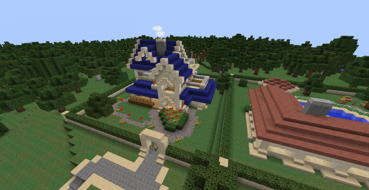 Map relief 1.0 ( biome, landscape and city ! ) Minecraft Map