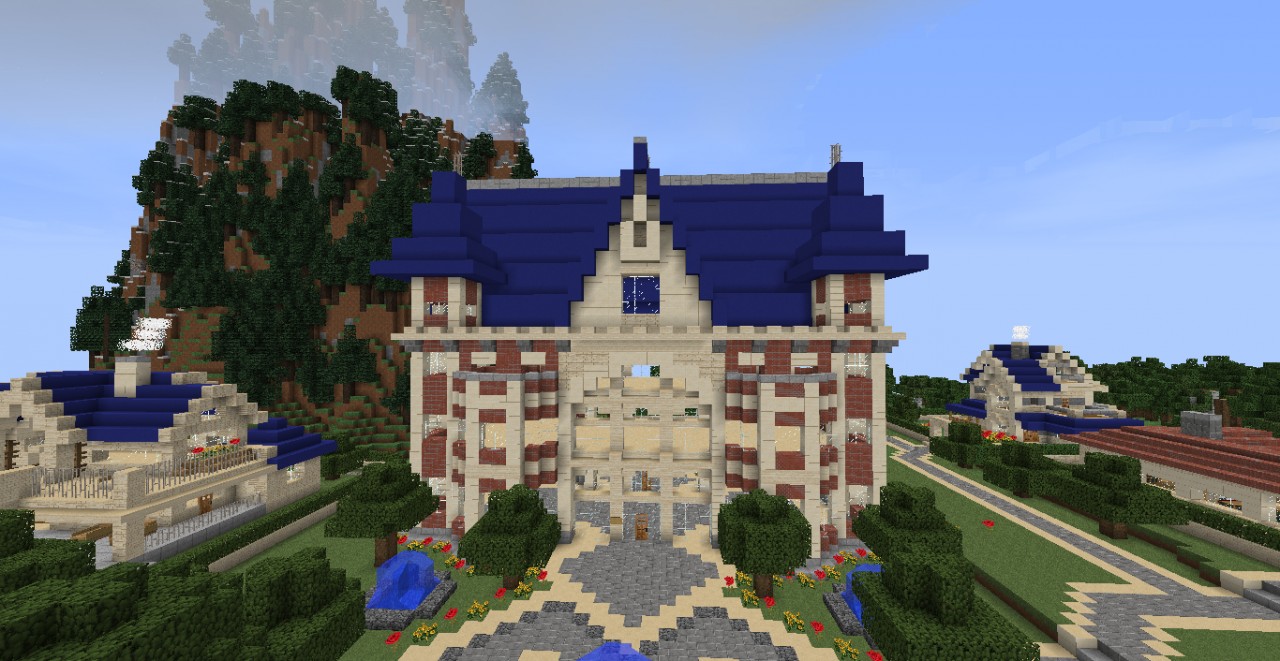 Map relief 1.0 ( biome, landscape and city ! ) Minecraft Map