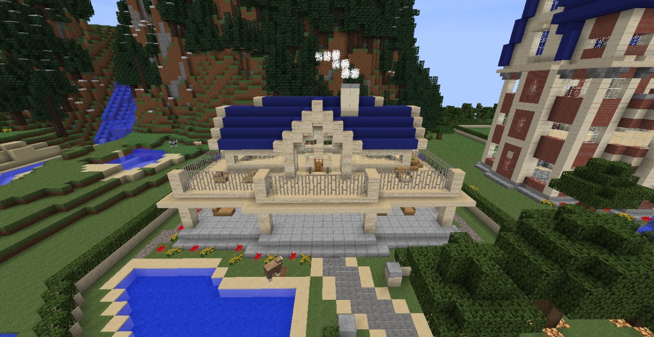 Map relief 1.0 ( biome, landscape and city ! ) Minecraft Map