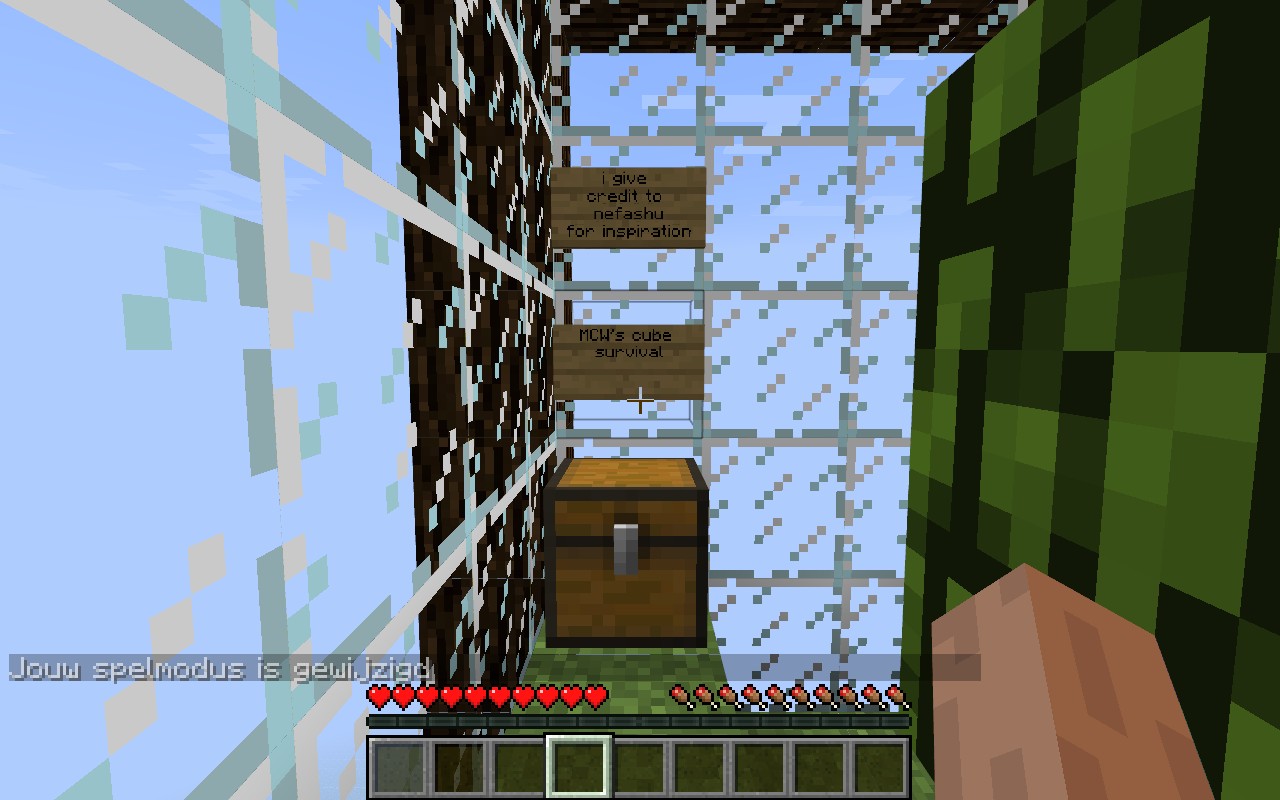 MCW's cube survival survival in a box Minecraft Map