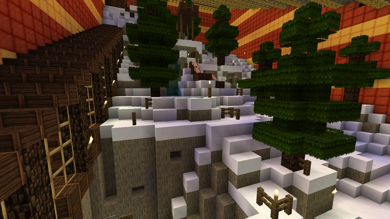 Snow center Minecraft Map