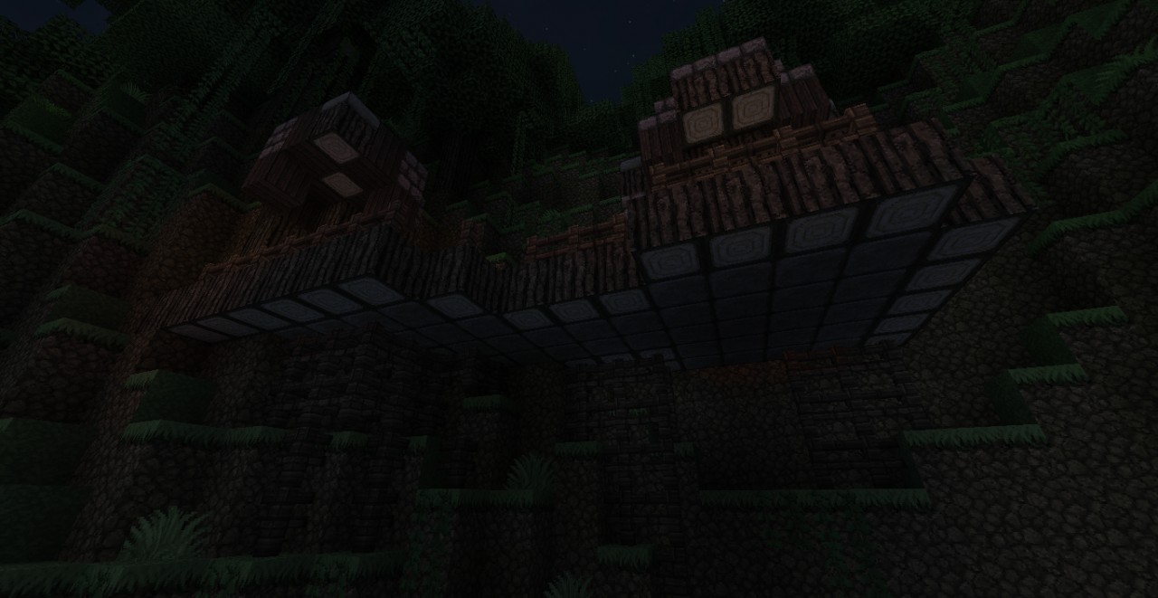 Jungle hill house Minecraft Map