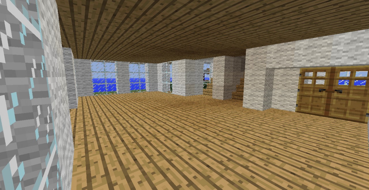 Fancy Modern House Minecraft Map