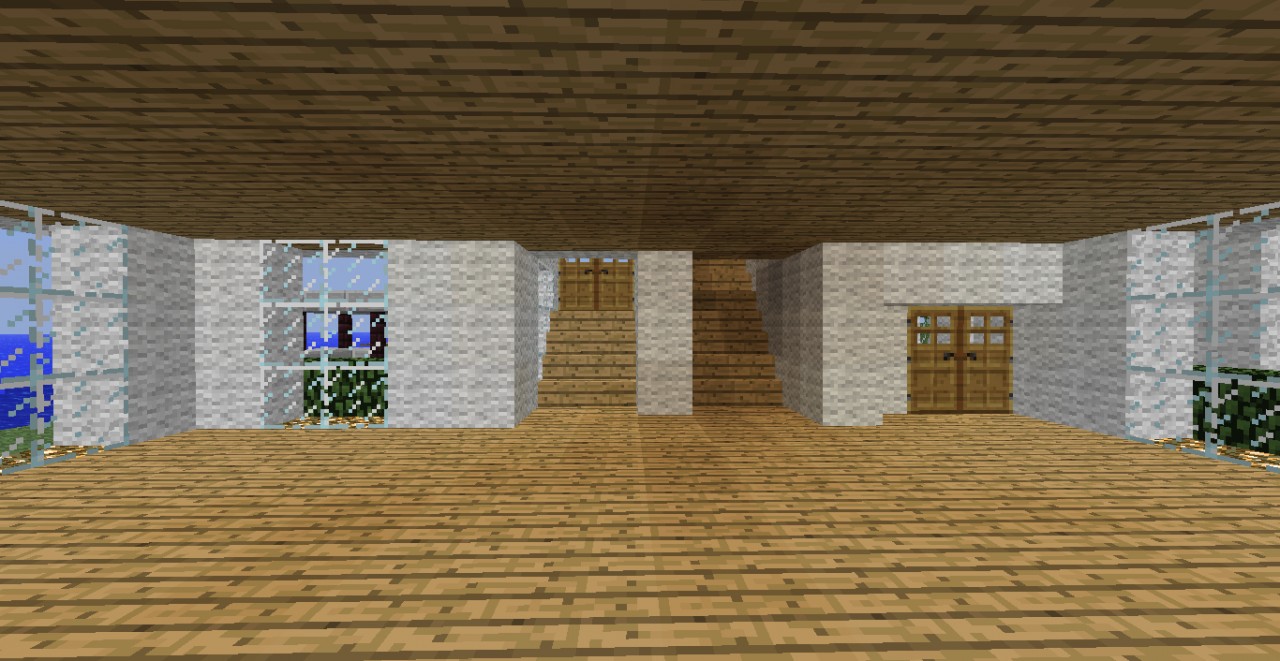 Fancy Modern House Minecraft Map
