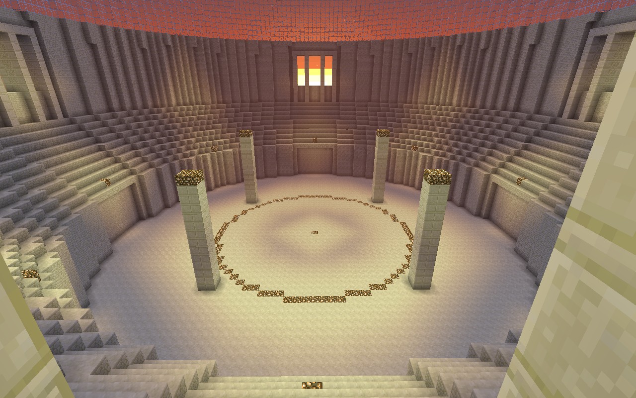 The MC PirateCraft Colosseum Minecraft Map