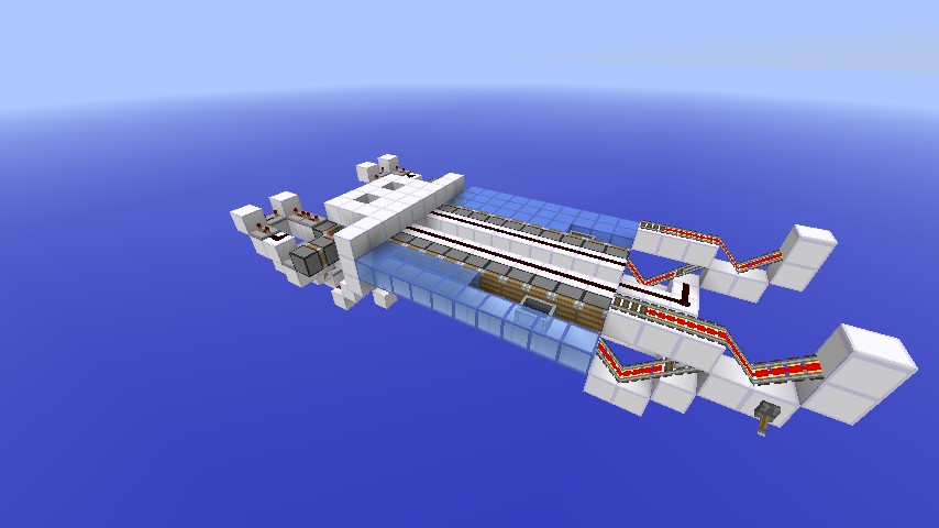 Automatic and Compact Ice farm Minecraft Map