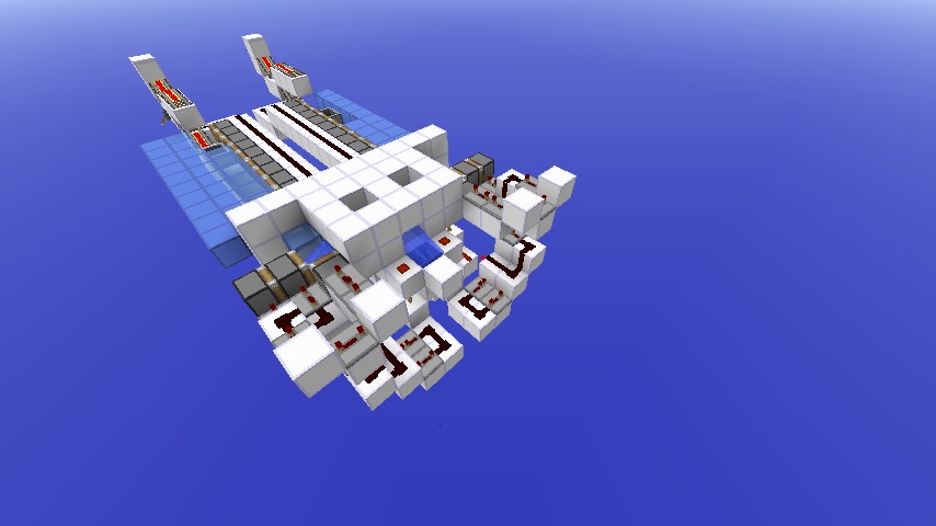 Automatic and Compact Ice farm Minecraft Map