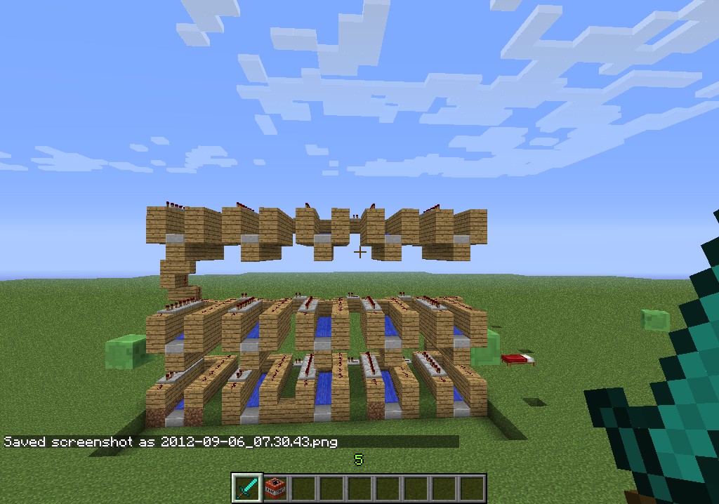 RedStone TNT Cannon Fires 15 TNT Minecraft Map