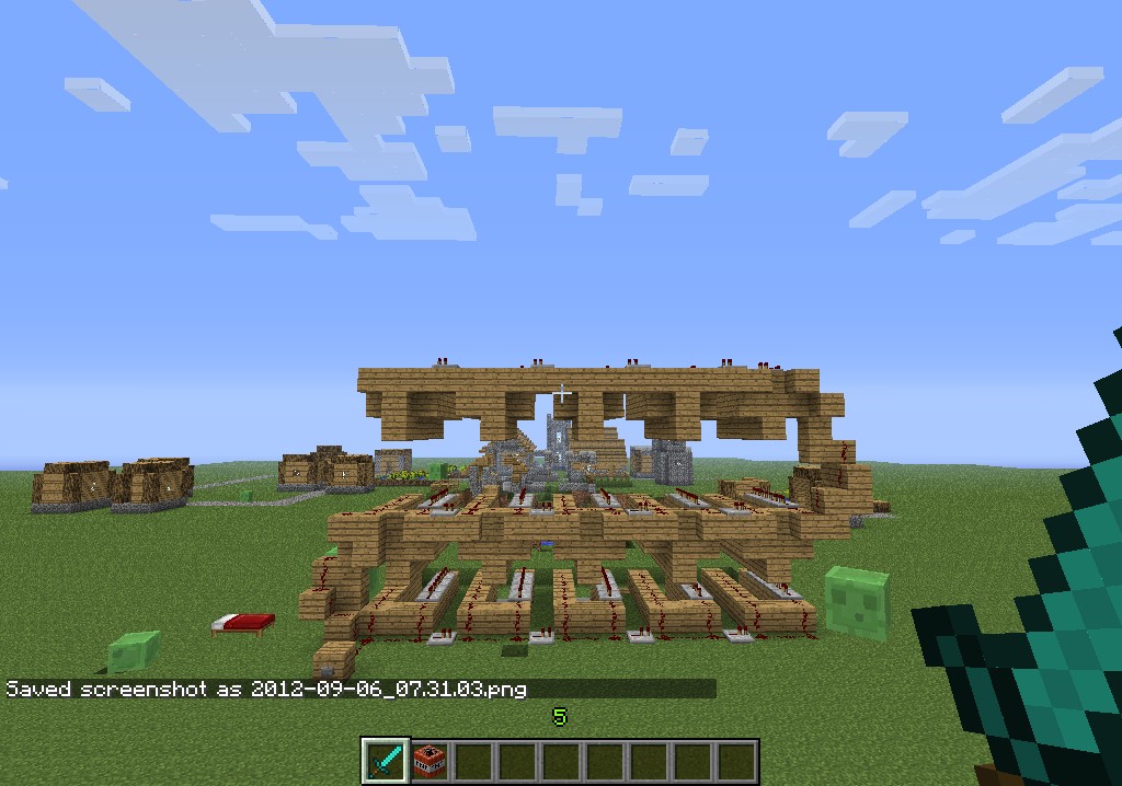 RedStone TNT Cannon Fires 15 TNT Minecraft Map