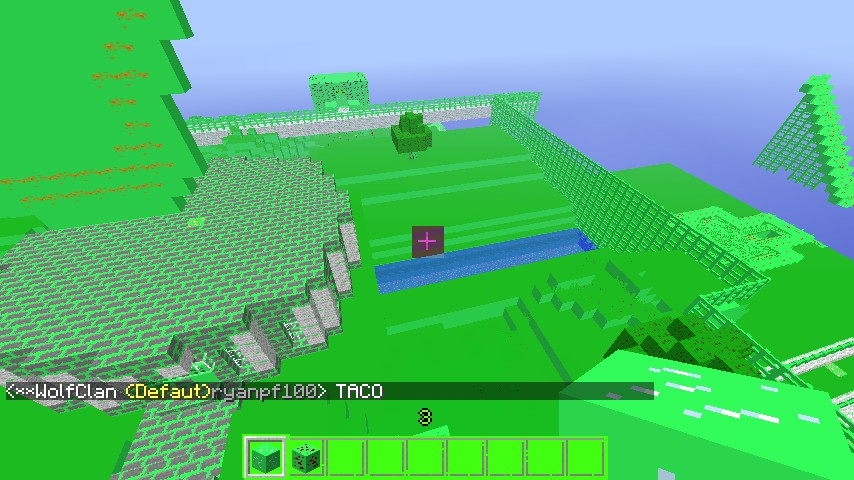 Everything Green Minecraft Texture Pack