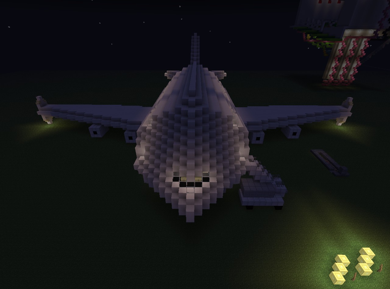 Airbus A 380 Minecraft Map