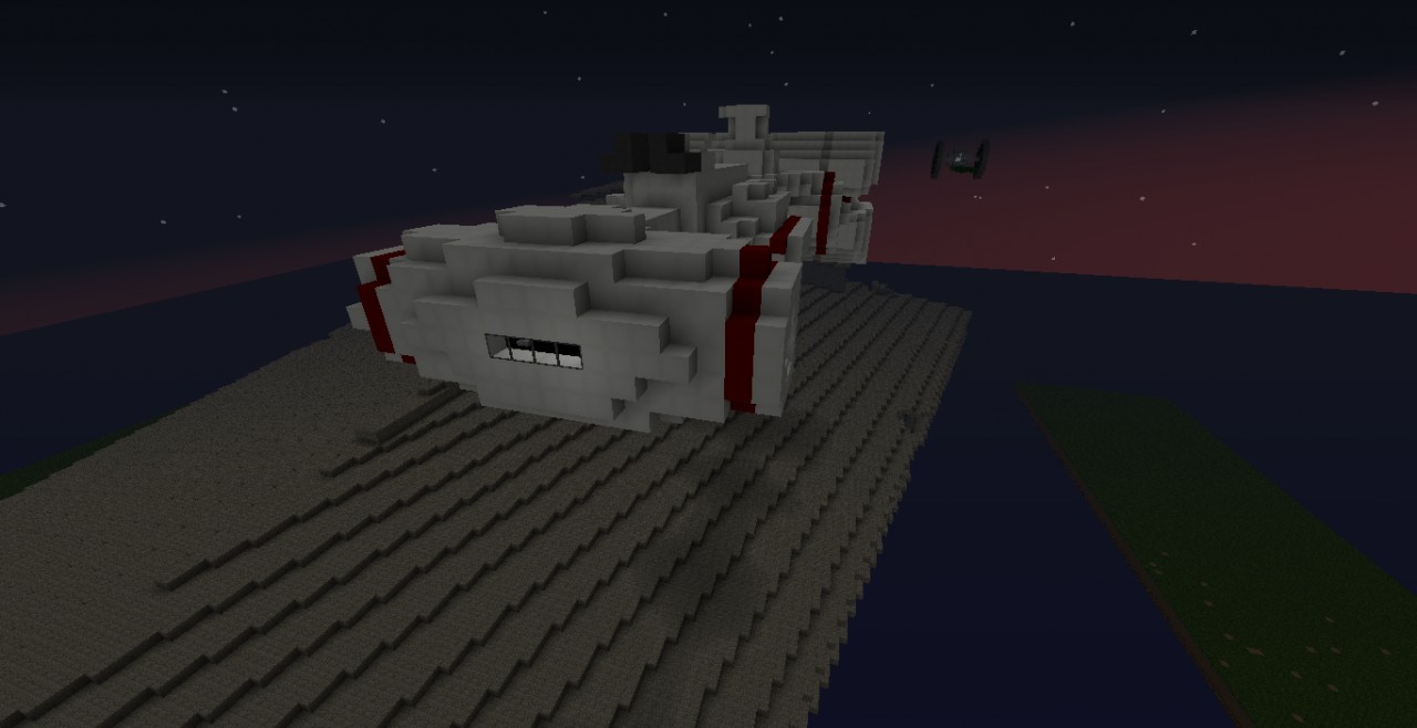 Star Destroyer With Full Interior Minecraft Map