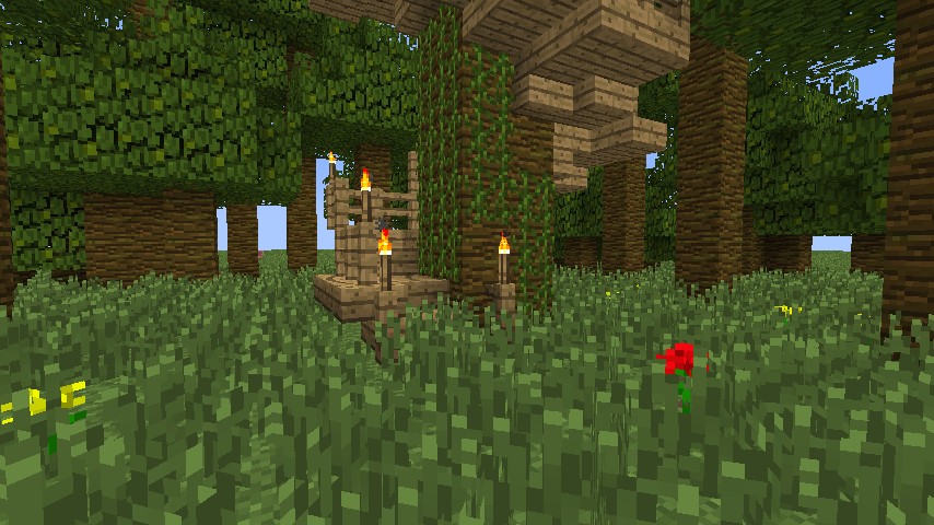 a tree house Minecraft Map