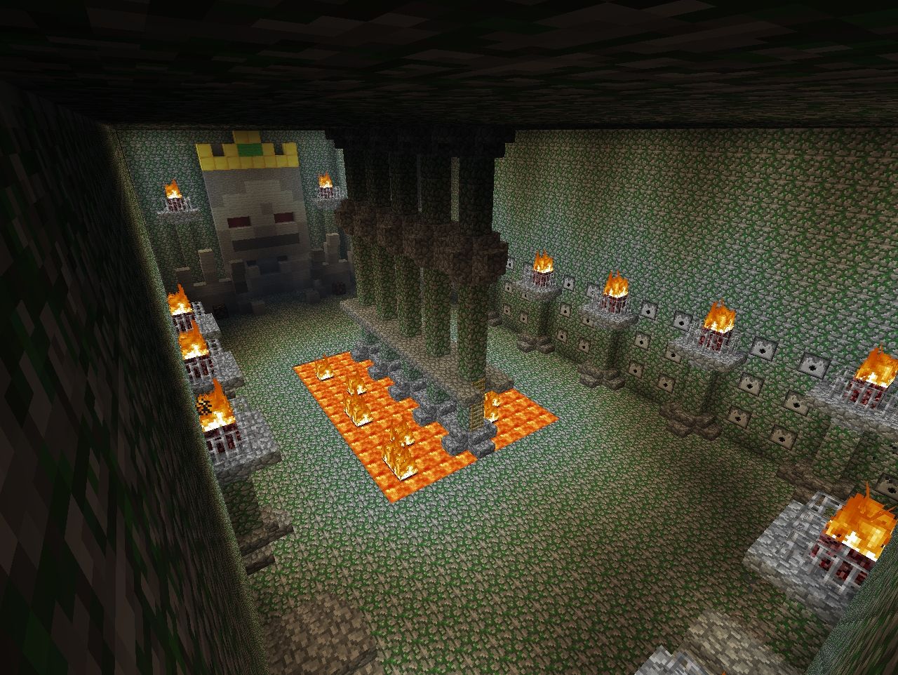 Skeleton lord boss fight Minecraft Map