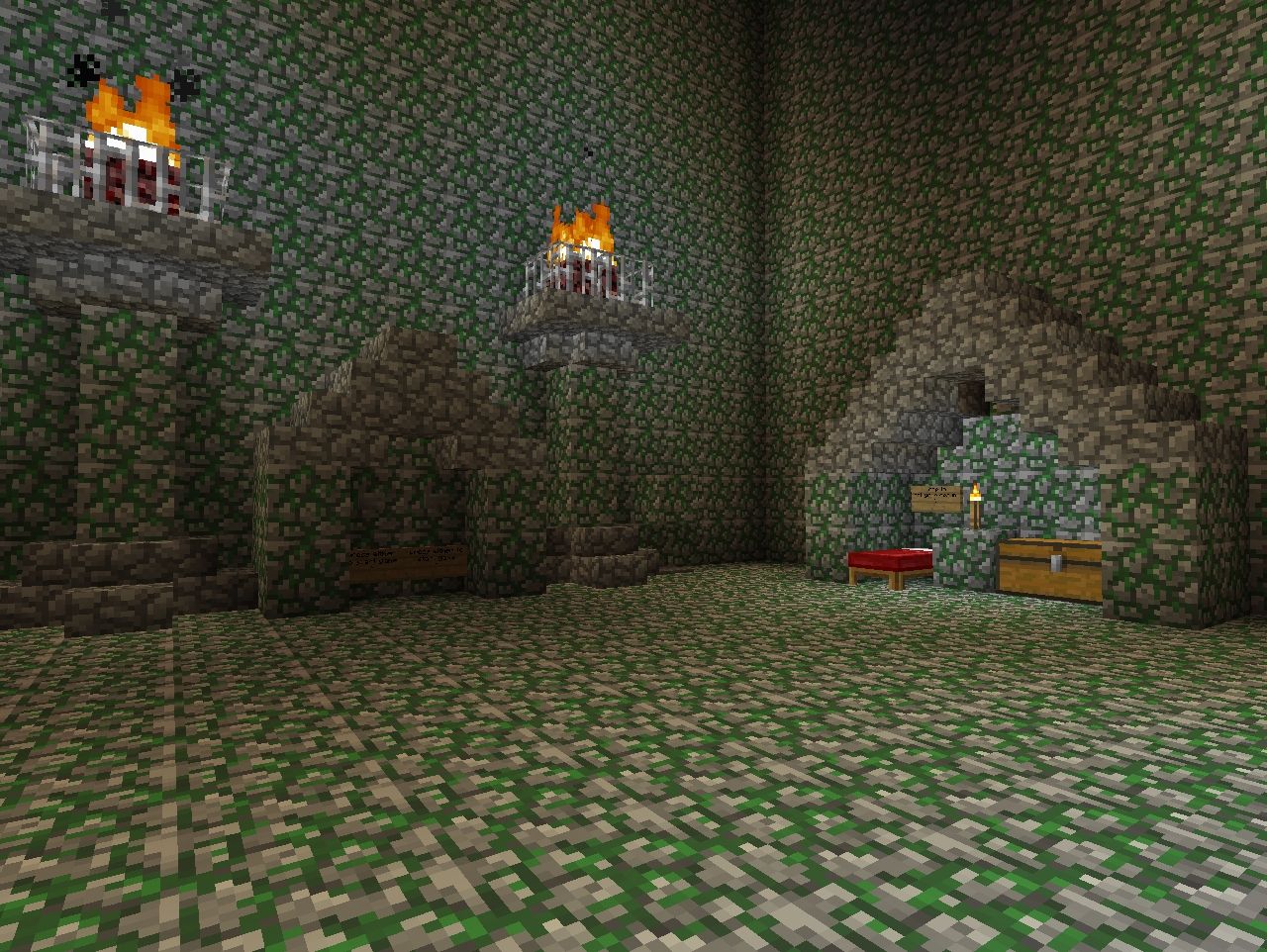 Skeleton lord boss fight Minecraft Map