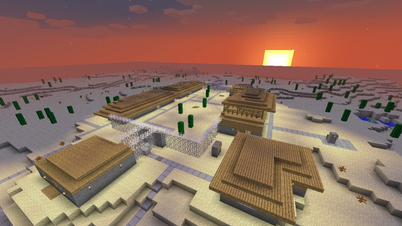 Prison in the dessert Minecraft Map